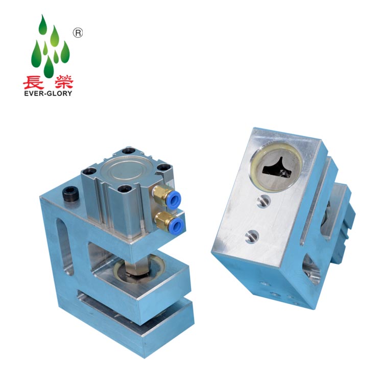 Pneumatic R10/0.125 Round Corner cutting machine for Aluminum Foil Bags ...